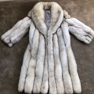 Saga Furs Jackets & Coats | Genuine Saga Silver Fox Fur Coat Short Jacket Real | Poshmark